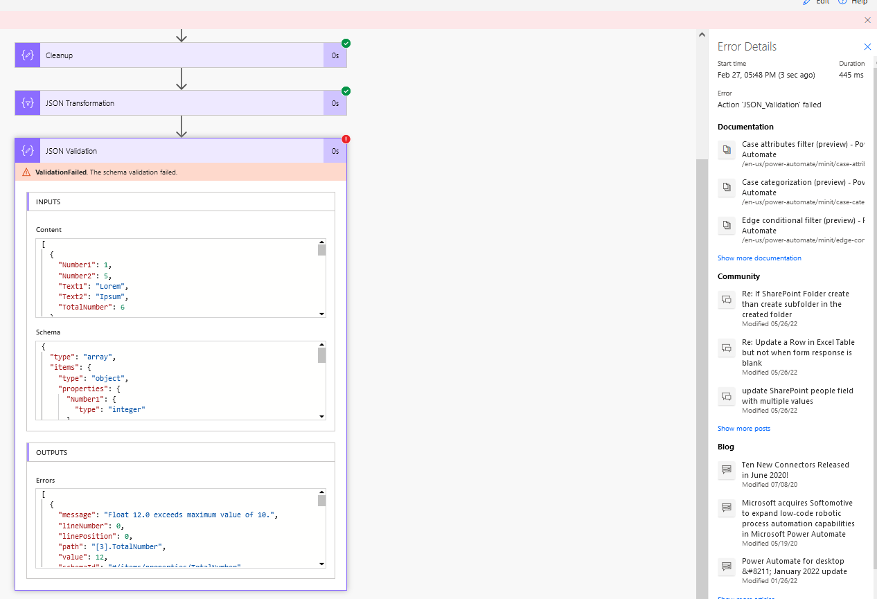 CSV Data field Validation Using Power Automate Parse JSON Remy s
